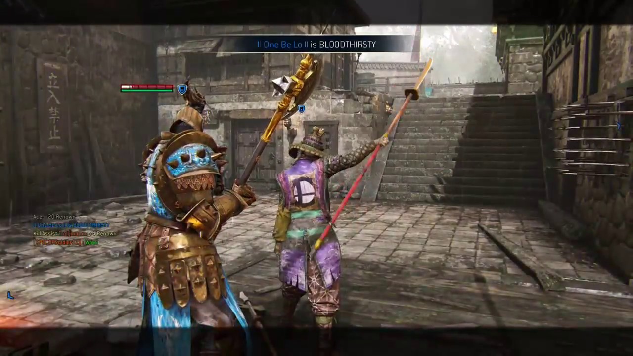 FOR HONOR™ LAWBRINGER REP 8 COMMENTARY! - YouTube