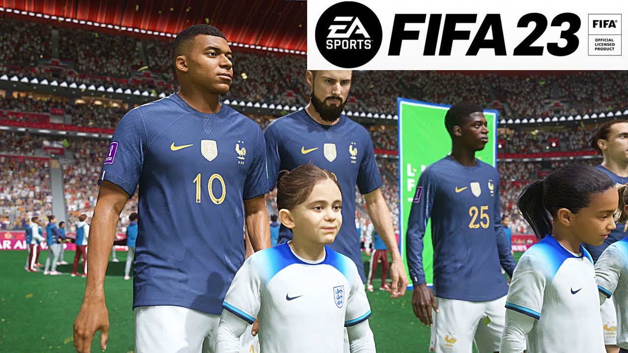 FIFA 23 FRANCE vs ANGLETERRE - YouTube