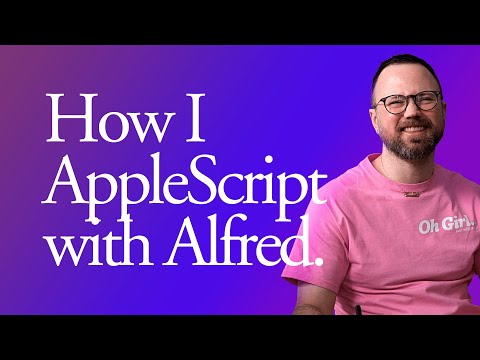 How I use Alfred [PowerPack] to AppleScript