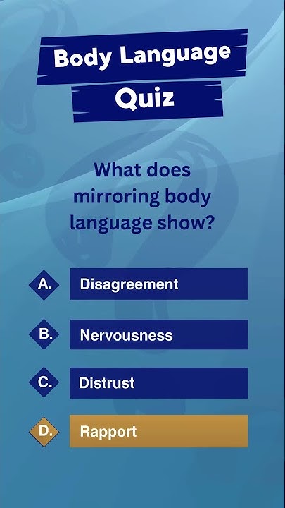 Communication Quiz #1: Body Language/ Körpersprache - YouTube