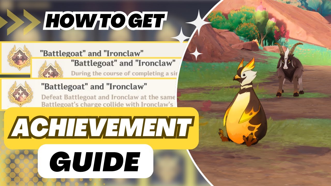 【Genshin Impact】ALL 3 "Battlegoat" and "Ironclaw" Achievements | V5.5 ...