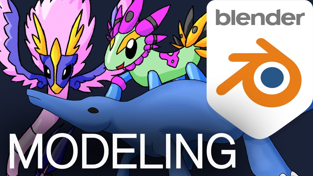 Modeling Fakemon in Blender - YouTube