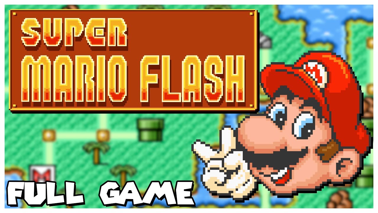 SMW:Super Mario Flash - Full Game (No Commentary) - YouTube