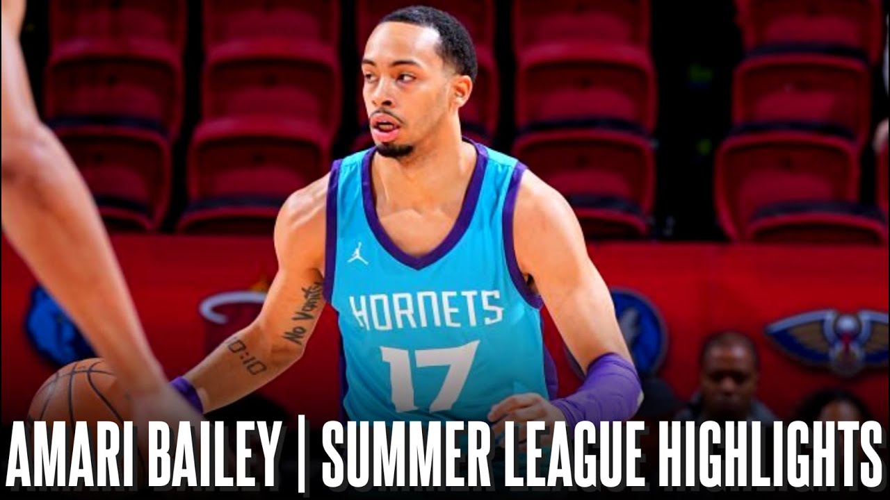 Amari Bailey FULL 2023 Summer League Highlights ᴴᴰ - YouTube