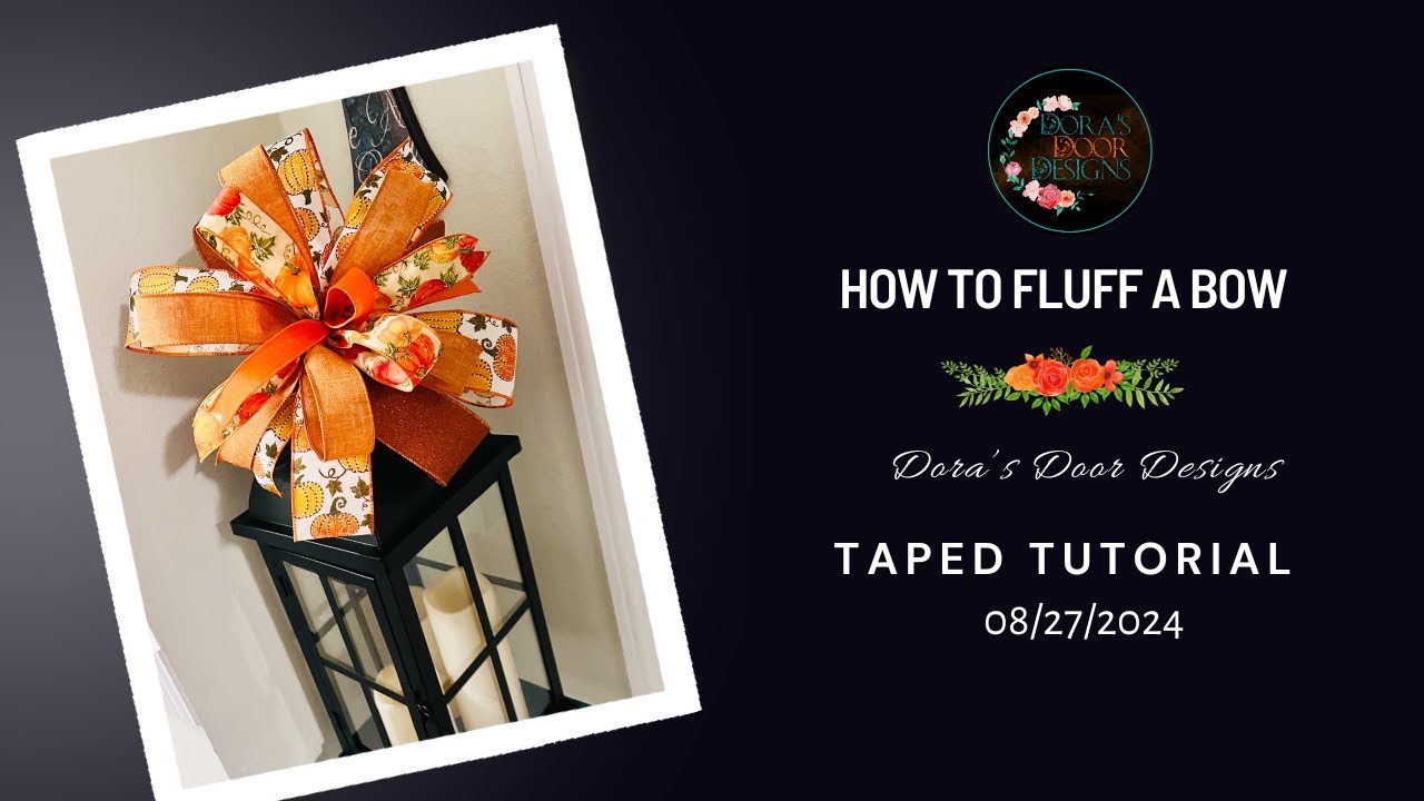 Let’s Fluff a Bow! - YouTube
