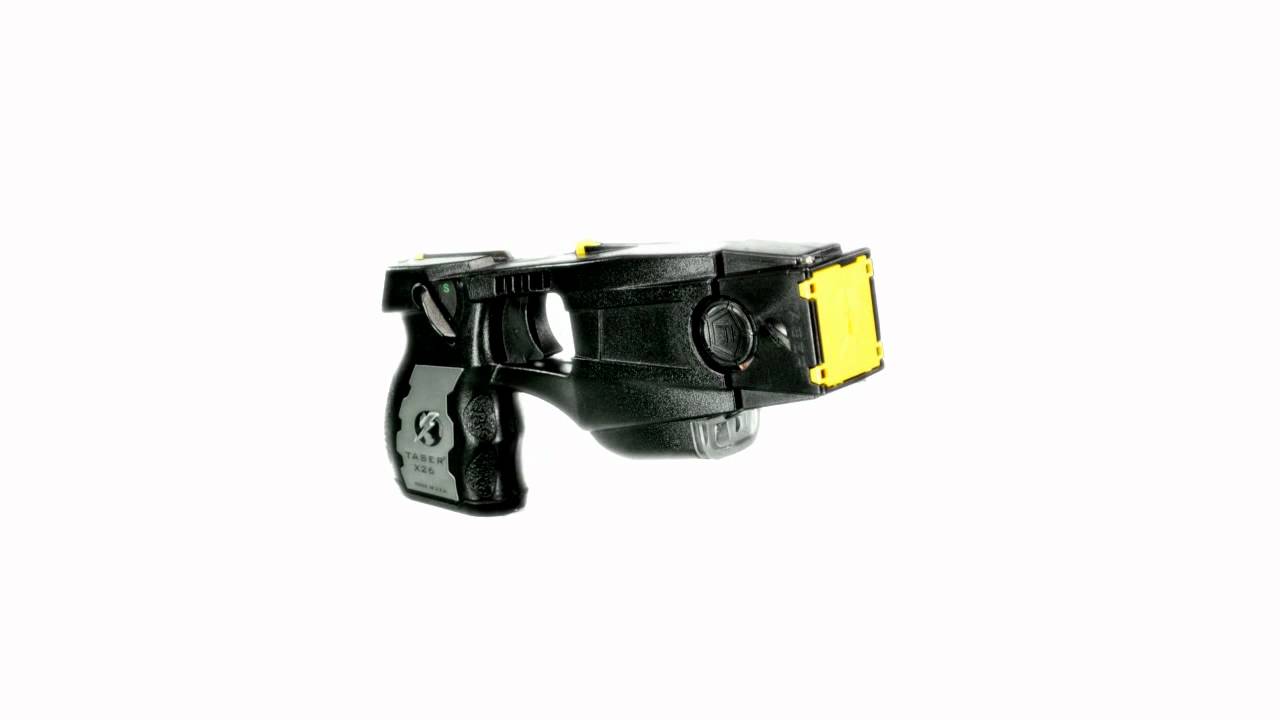 Taser x26 taser gun 360 view - YouTube