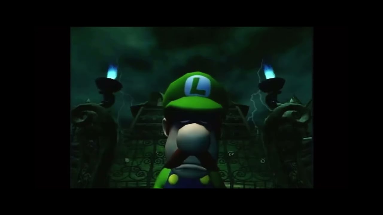Luigi’s Mansion Beta Game Over screen. - YouTube