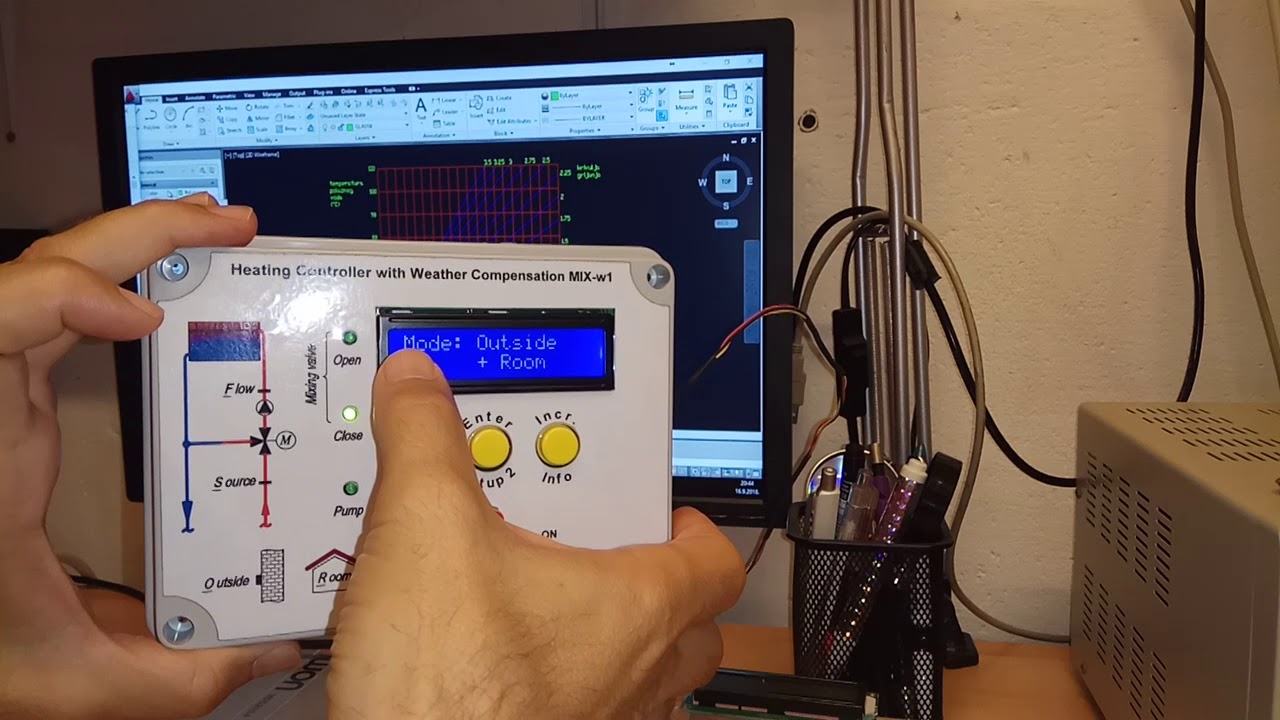 Heating Controller with Weather Compensation MIX-w1 - YouTube