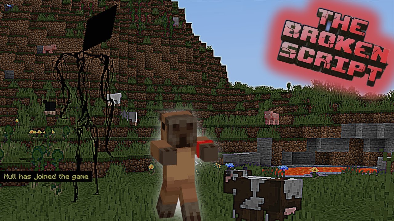 EL MOD MAS TERRORIFICO DE MINECRAFT THE BROKEN SCRIPT MOD #minecraft # ...