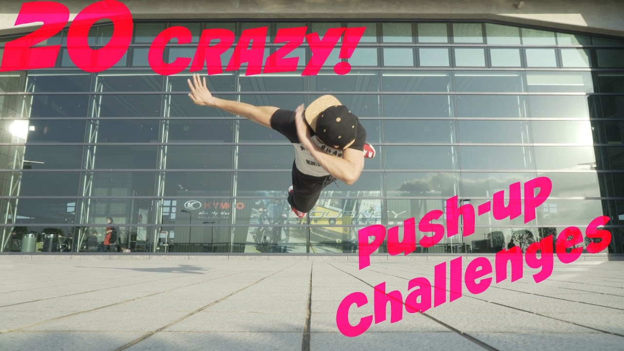 20 Crazy Push-up Challenges | Eden Ang - YouTube