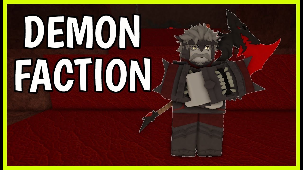 Roblox RUNE SLAYER DEMON FACTION Location - YouTube