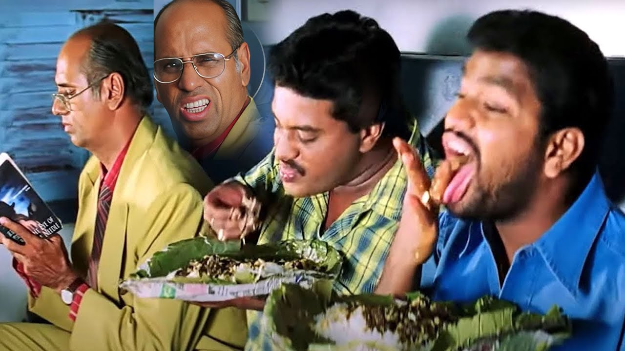 Sunil Hilarious Food Eating Comedy Scene | Telugu Comedy Scene | iDream ...