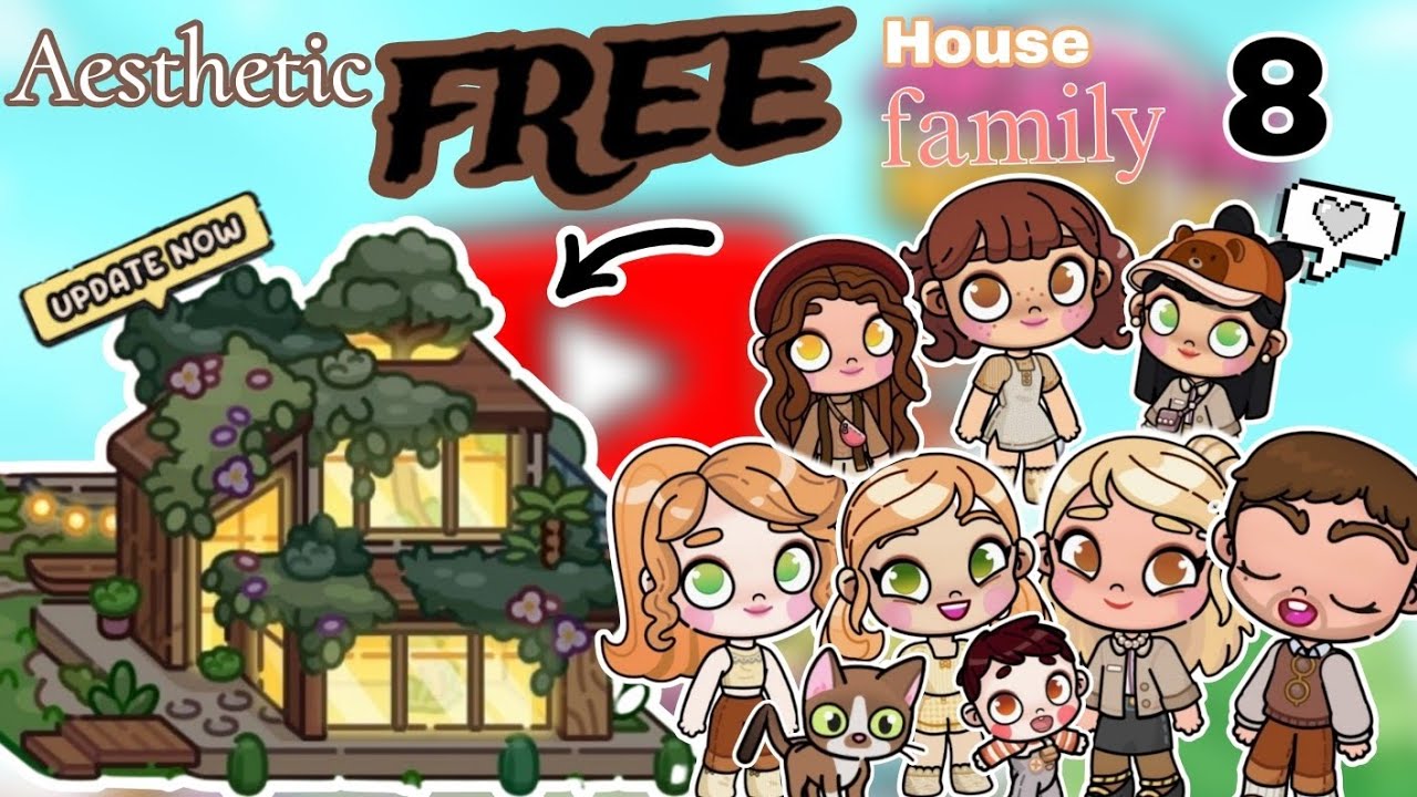 NEW FREE UPDATE NATURAL CHIC HOUSE MAKER For BIG FAMILY Of 8🌼AVATAR ...