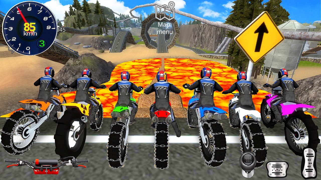 Impossible Dirt Motor Bikes Racing Game #2 - Extreme Driving Motocross ...