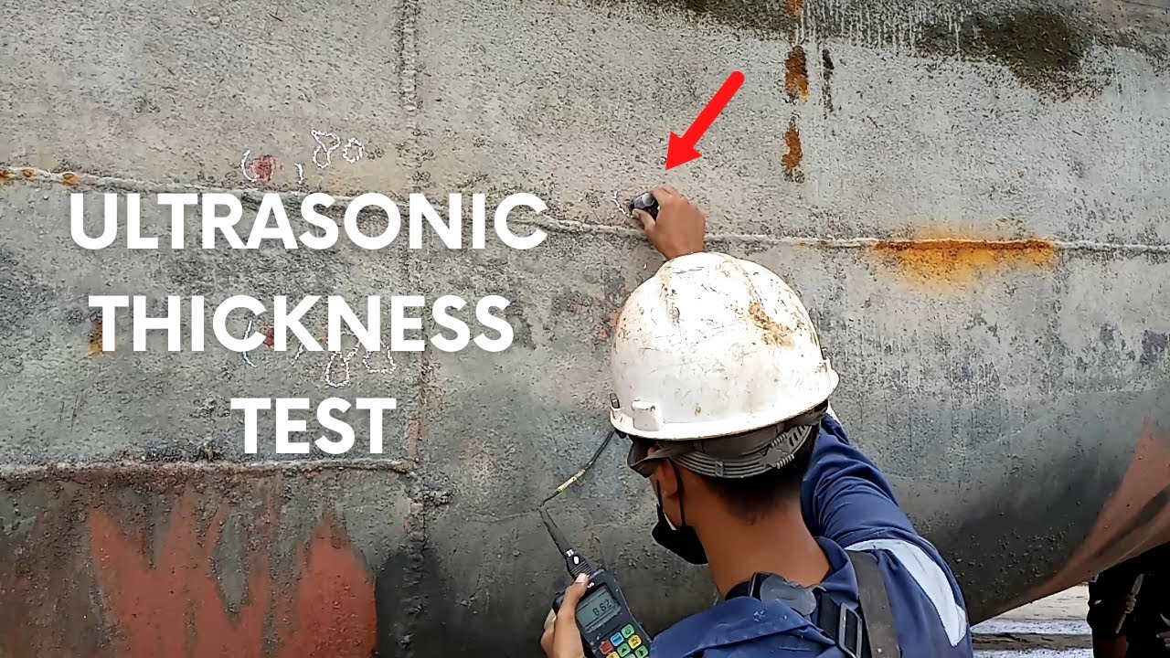Ultrasonic Thickness Test On KMP. Uma Kalada Ship (Part 3) - YouTube