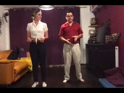 Jive Looneys Dance Lessons from home - Basic Footwork - YouTube