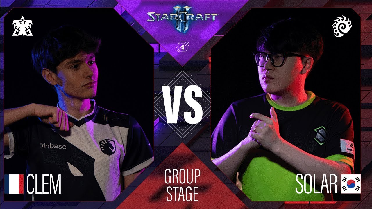 Clem vs. Solar // Gamers8 featuring StarCraft // Group Stage - YouTube