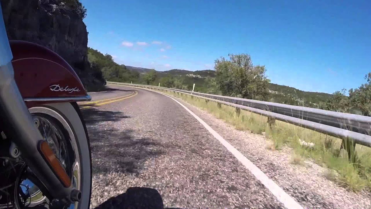 TEXAS HILL COUNTRY Motorcycle Ride - YouTube