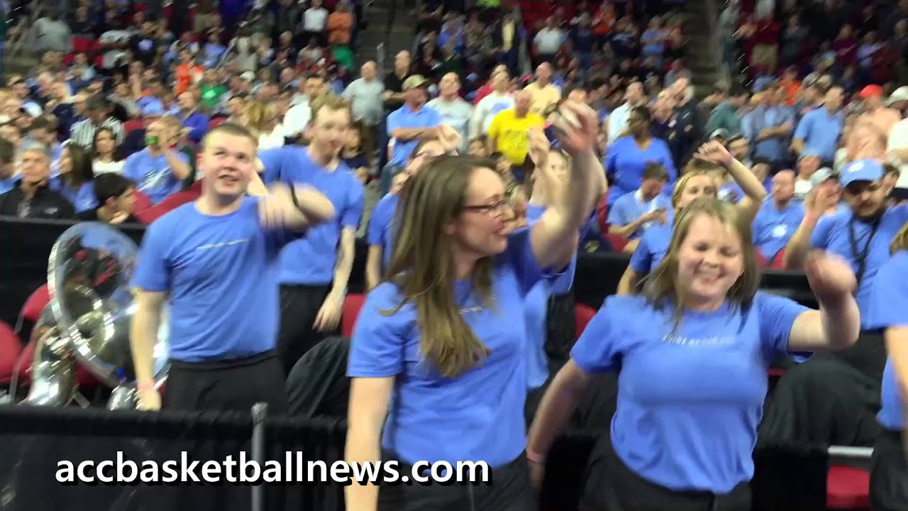 UNC band Dance Off against Providence band at NCAA Basketball ...