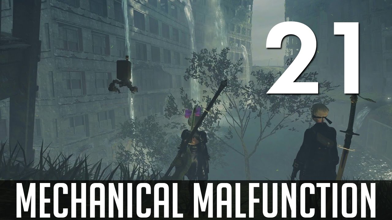 [21] Mechanical Malfunction (Let's Play NieR: Automata PC w/ GaLm ...