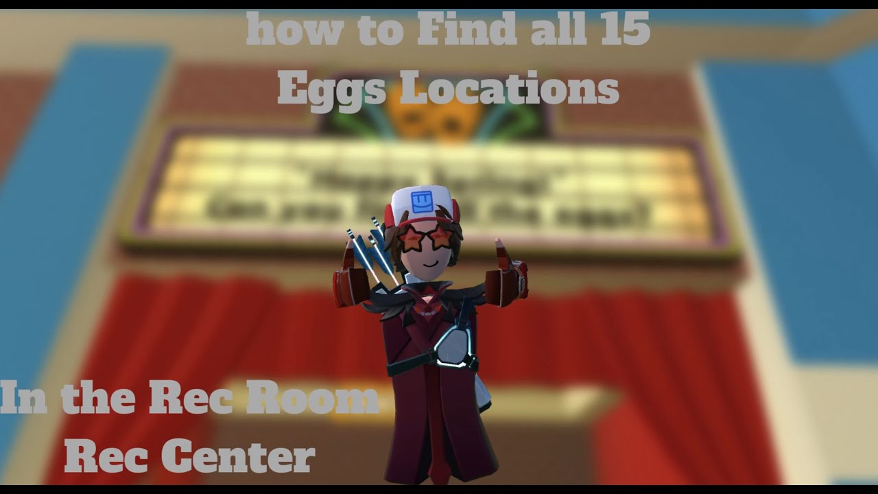 How to find All 15 Eggs Locations In The Rec Center - YouTube