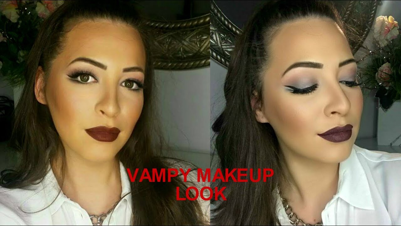 Vampy Makeup Look - YouTube
