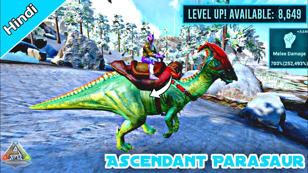 Taming Parasaur 🐏 & Giving Unlimited Level| Ascendant Creature [Ark ...