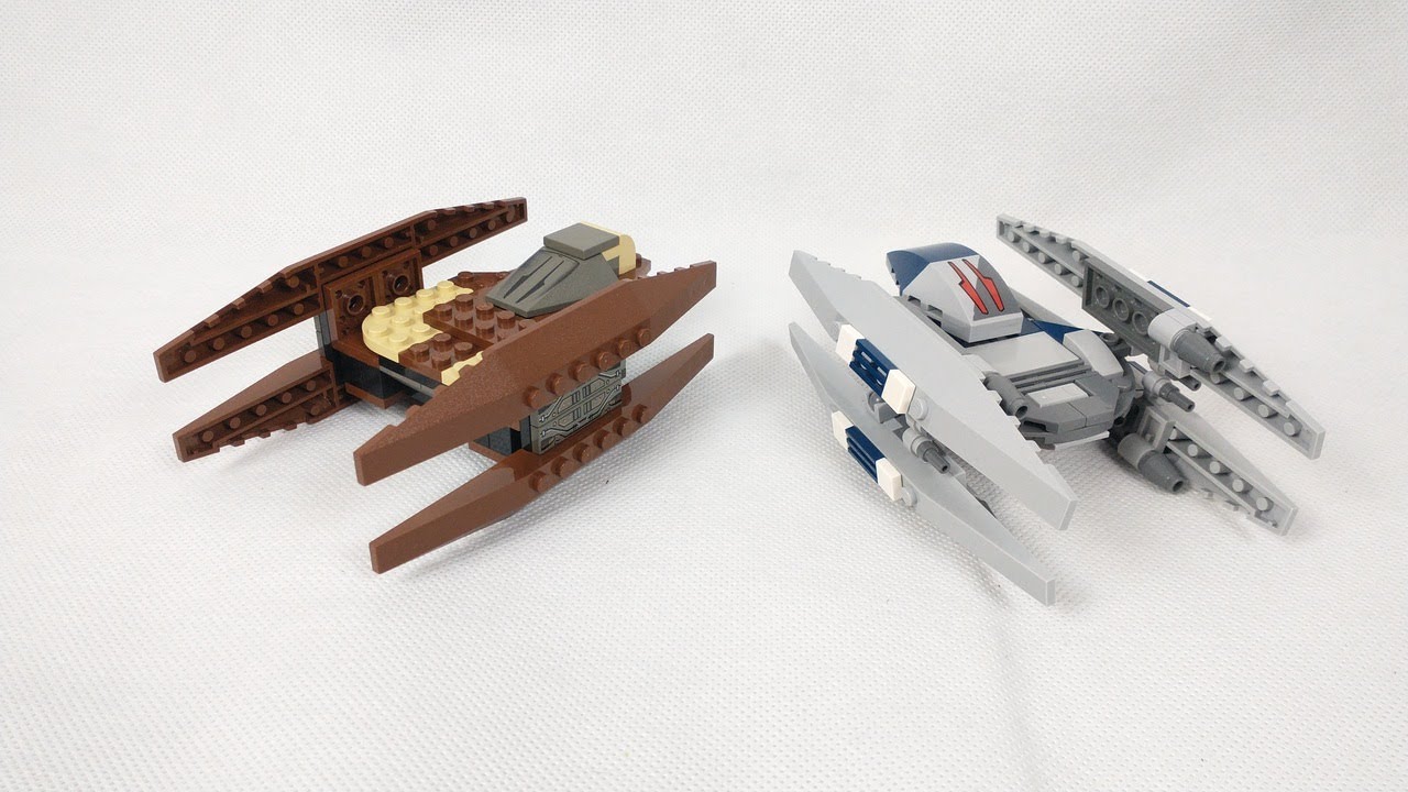 Recenzja - LEGO Star Wars 7111 Droid Fighter & MOC Vulture Droid - YouTube