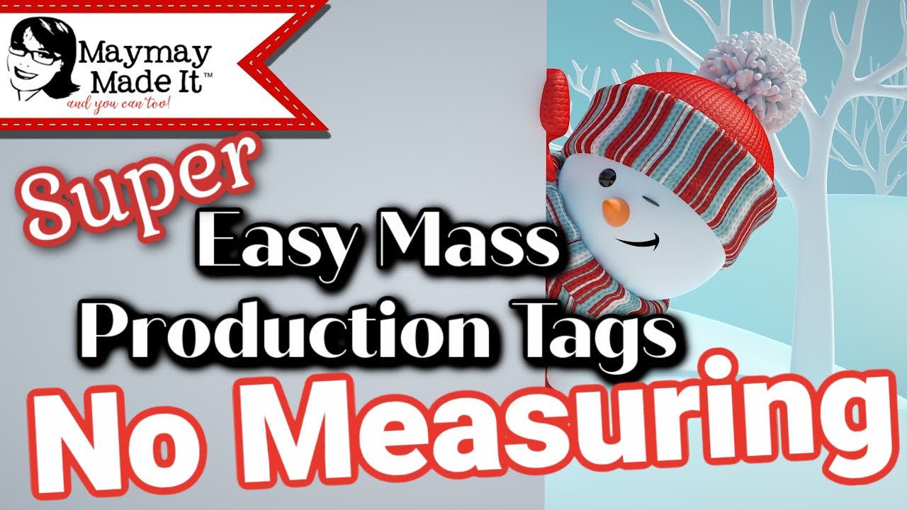 1 Sheet makes 8 Tags No Measuring! - YouTube