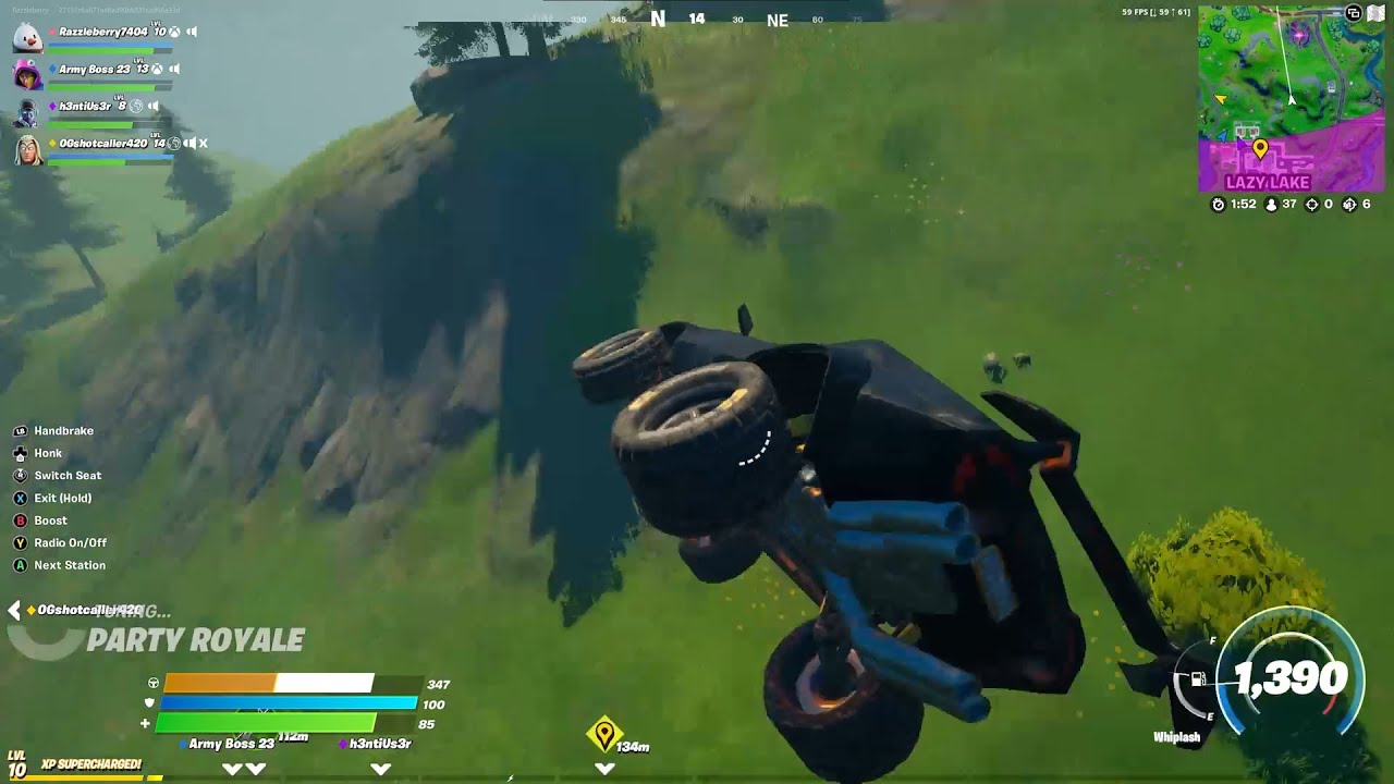 I have the world record for fastest speed traveled in Fortnite (1,390 ...