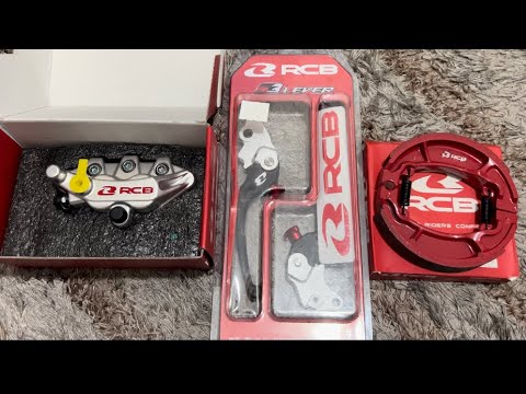 HONDA CLICK V3 UPGRADES | RCB BRAKE CALIPER, LEVER & BRAKE SHOE ...