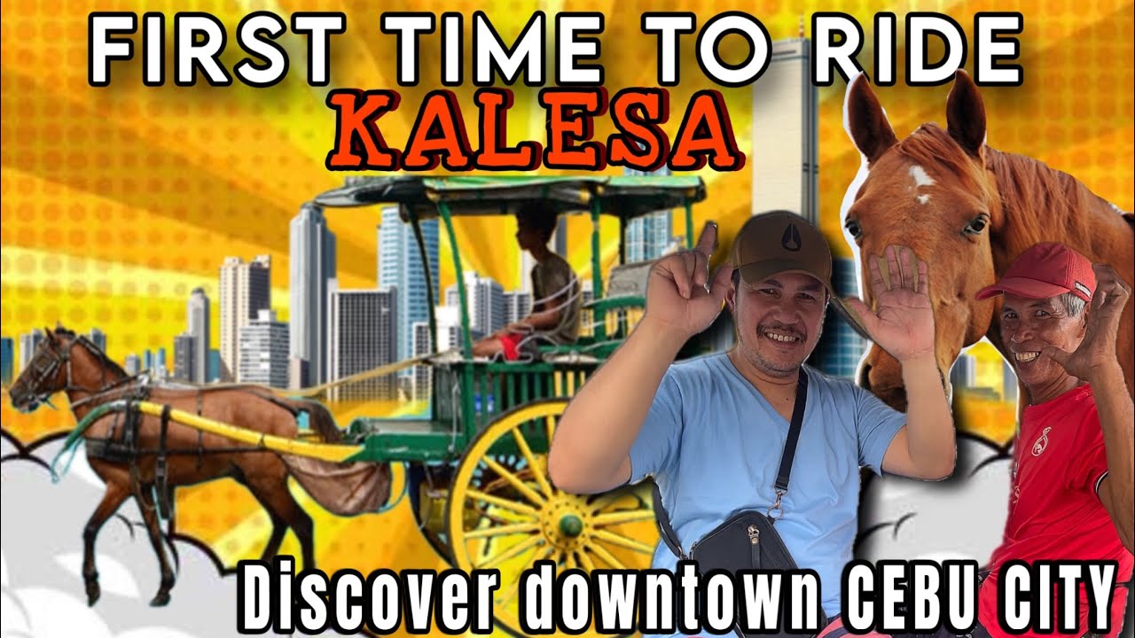 Kalesa Ride ONLY 20 PESOS and Walking Tours downtown cebu city - YouTube