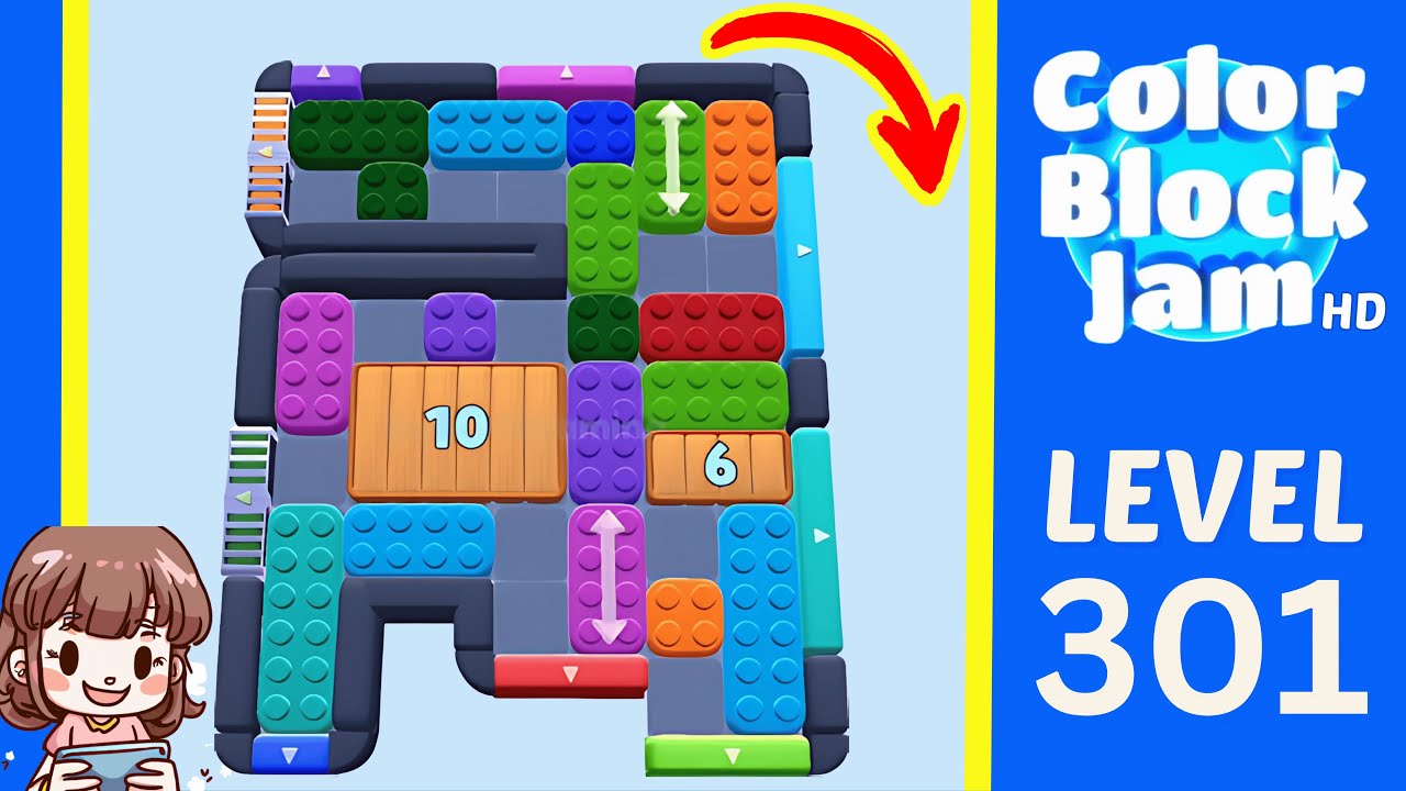 Color Block Jam Level 301 Solution Walkthrough - YouTube