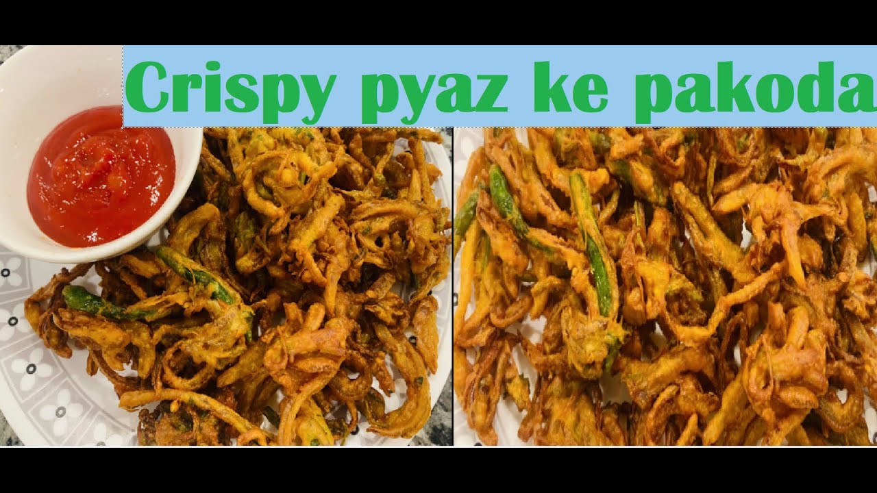 Pyaz ke pakore crispy onion pakoda/ teatime snack/ onion pakoda - YouTube