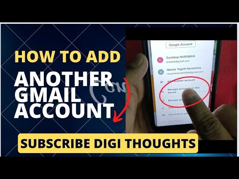 How to add another GMAIL Account in Android mobiles ll - YouTube