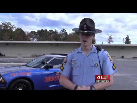 Georgia State Patrol offers safety driving tips during Thank - YouTube