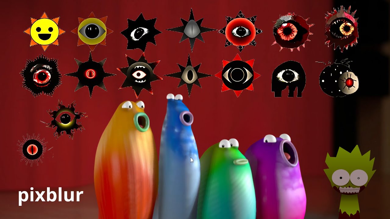 15 Sprunki Mr. Sun Theme but with Blob Opera - YouTube