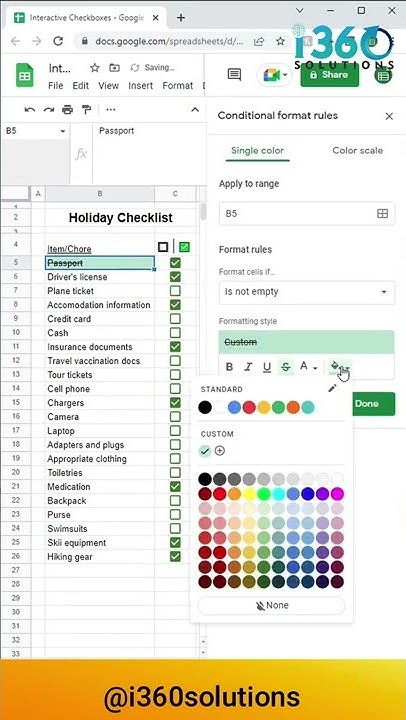 Create an Interactive Checklist in Excel | How to Use Excel Check boxes #shorts #excel #fun ...