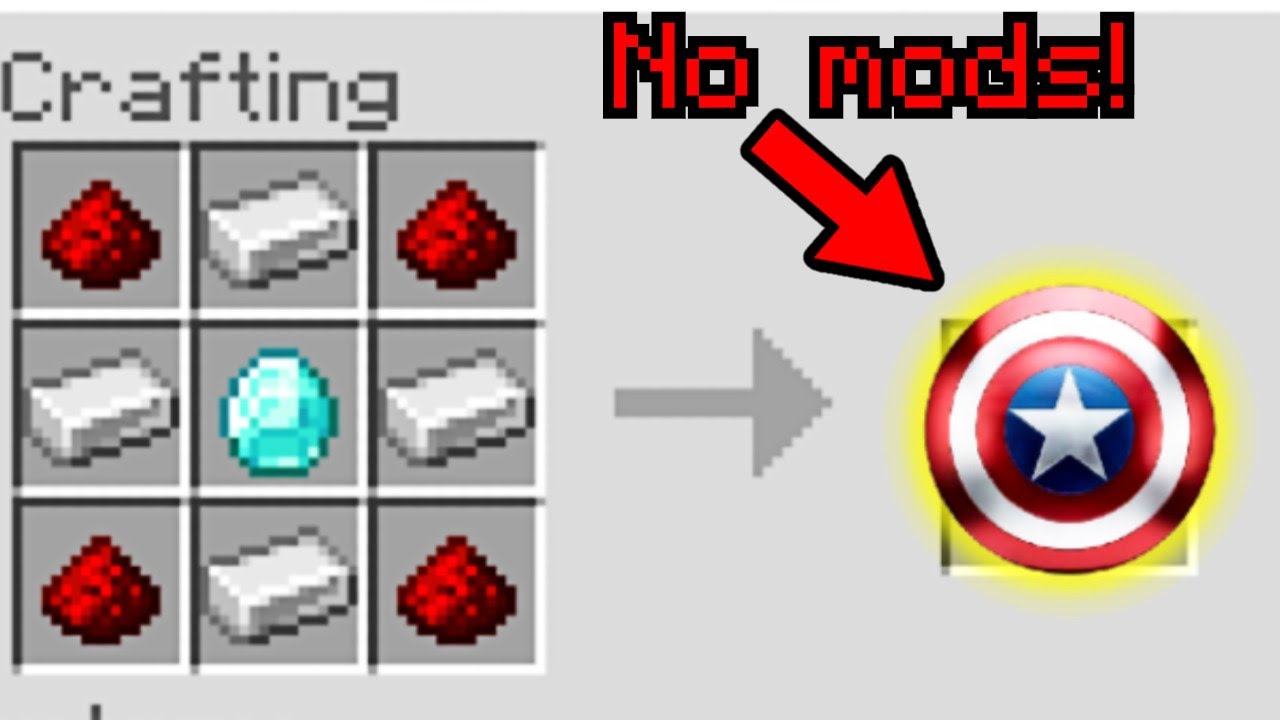 Captain America's shield in Minecraft - Command block tutorial - YouTube