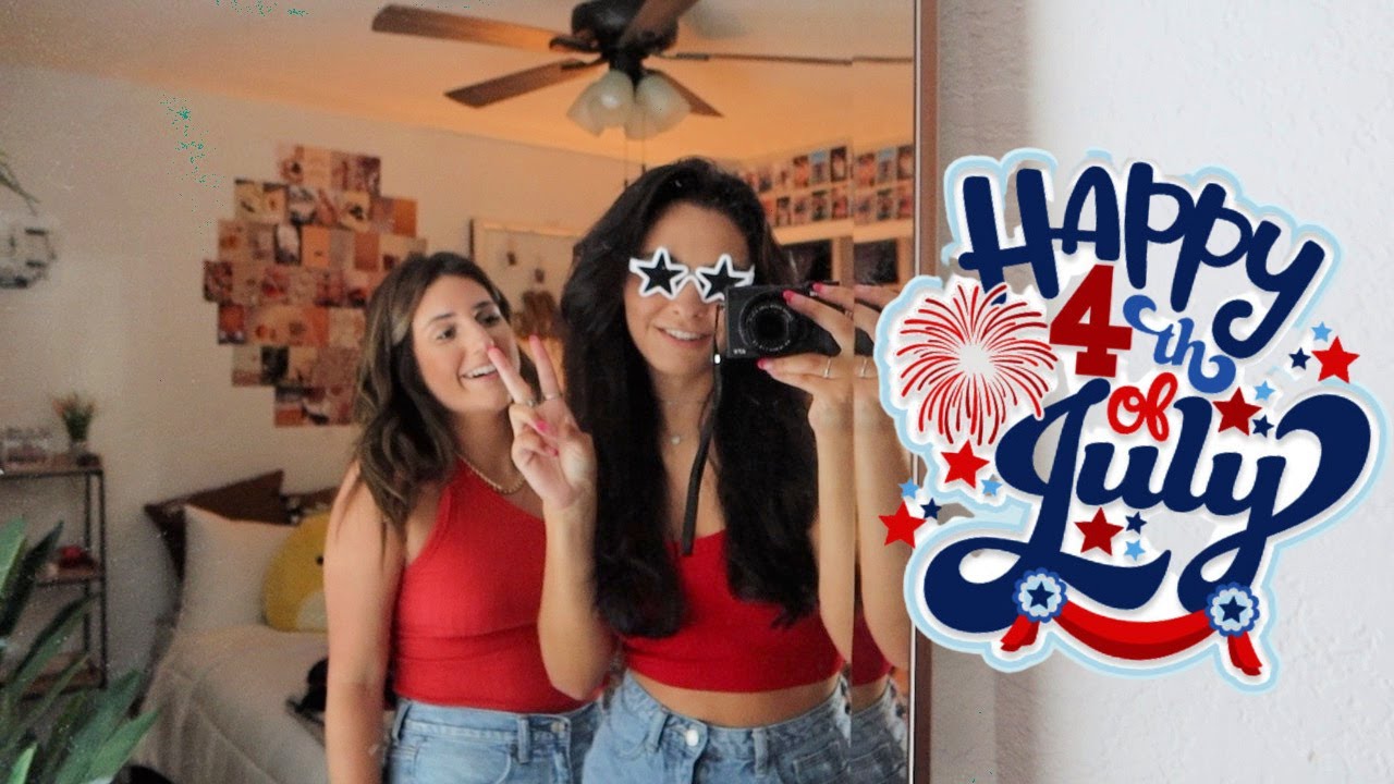 GRWM 4TH OF JULY CELEBRATION! EMMA AND ELLIE - YouTube