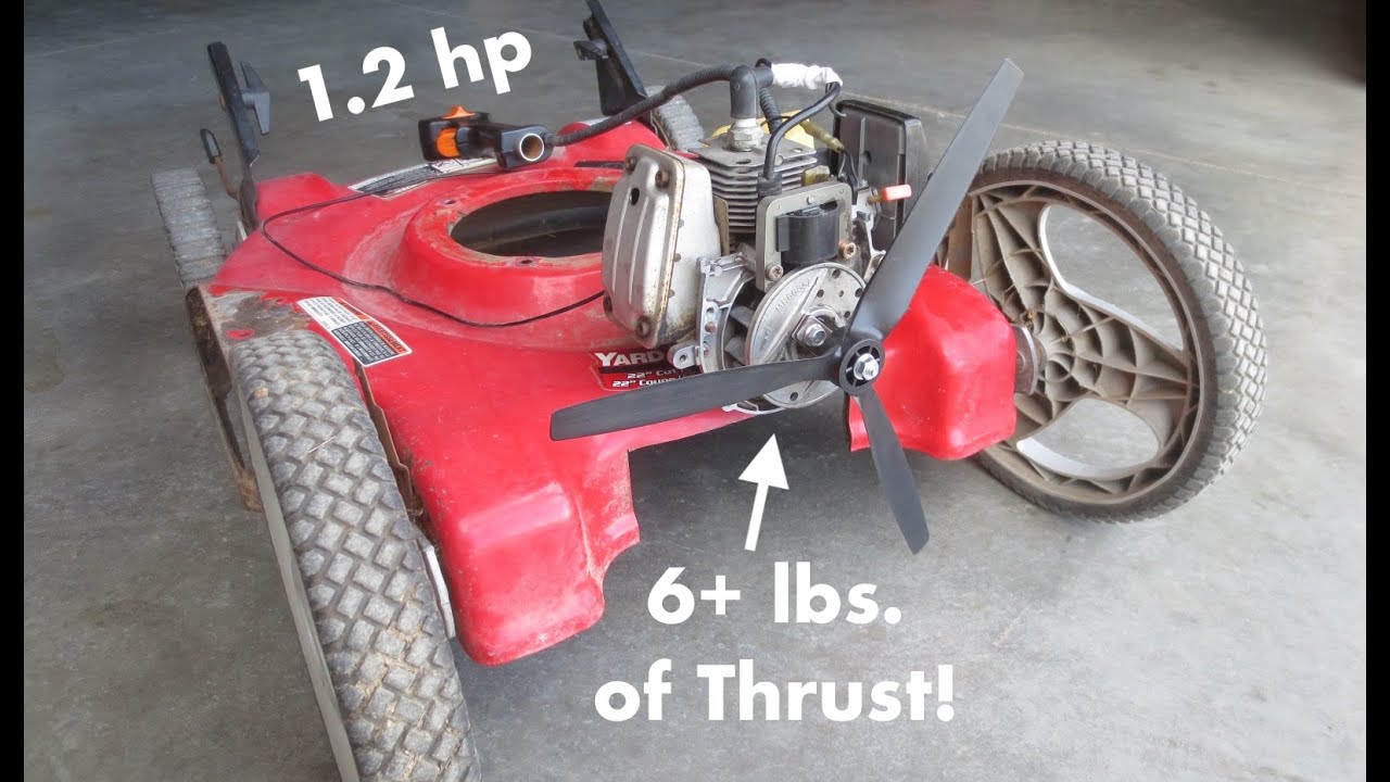 Testing propellers on a 25cc weedeater engine! (RC prop car build Pt.1 ...