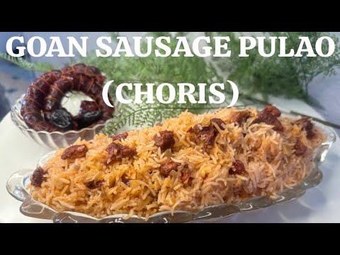 GOAN SAUSAGE PULAO (CHORIS)VERY QUICK & VERY EASY RECIPE - YouTube