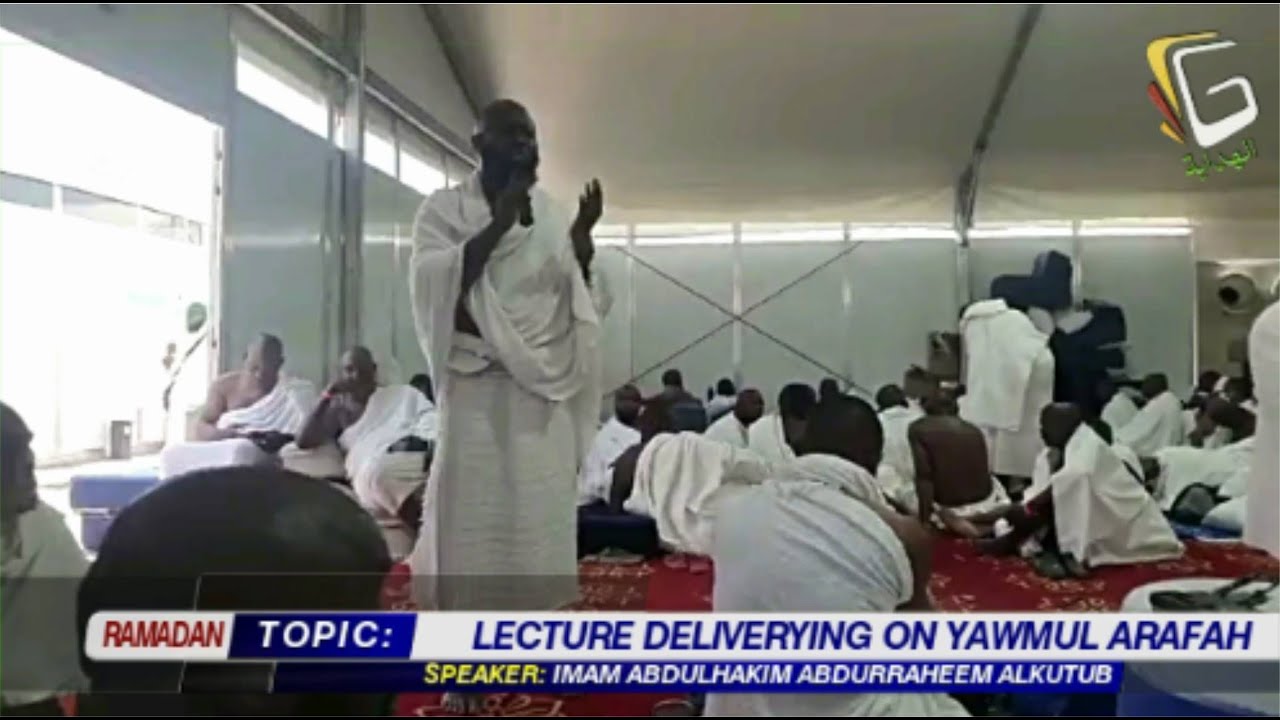 IMAM ABDULHAKIM ALKUTUBI DELIVERING LECTURE ON YAWMUL ARAFAH (HAJJ 2023 ...