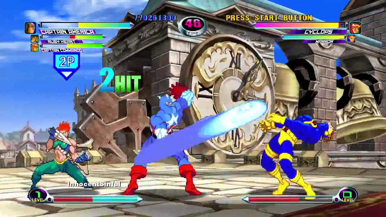 Marvel VS Capcom 2 (Xbox 360) Arcade Mode as Ruby Heart, Captain ...