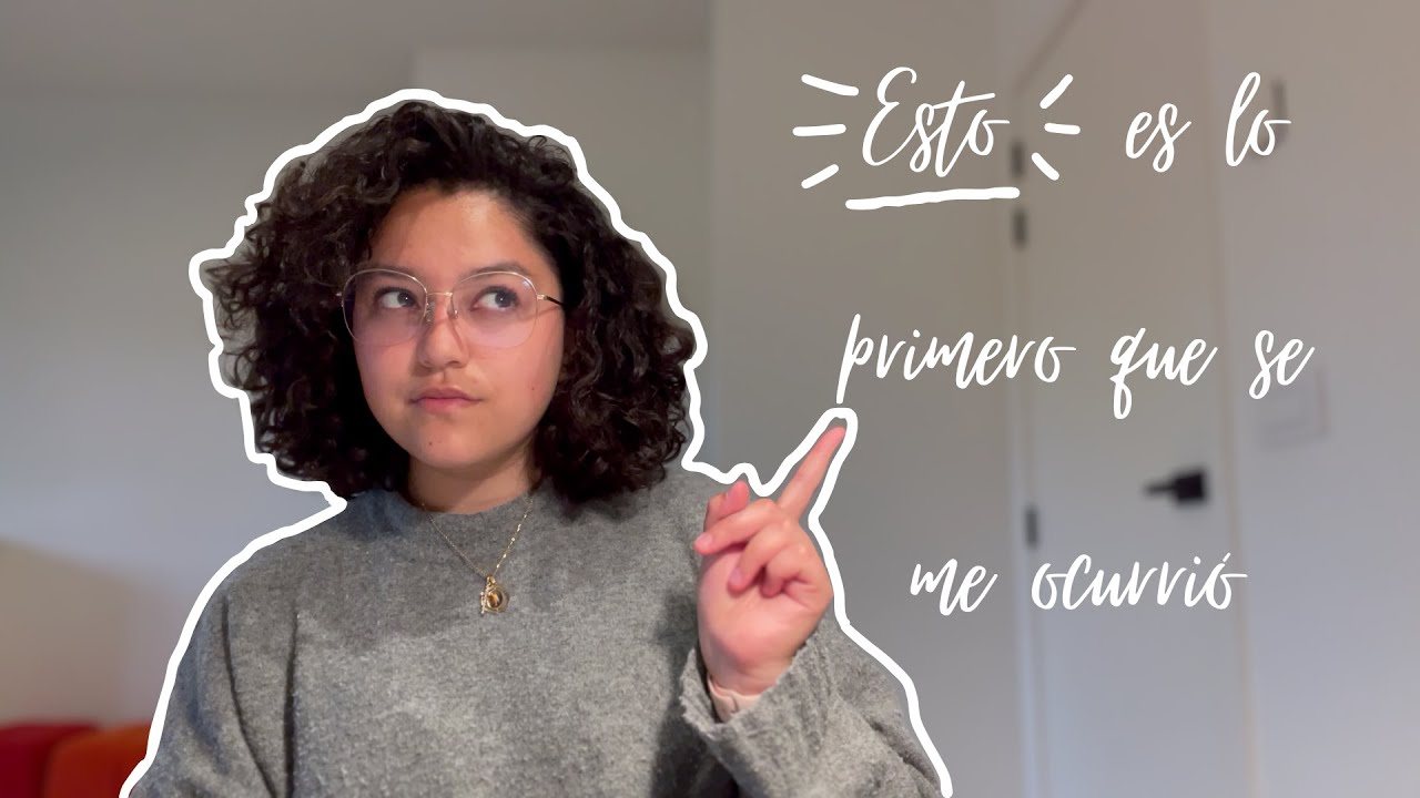 Booktag: Lo primero que se te ocurra || OFF THE TOP OF YOUR HEAD - YouTube