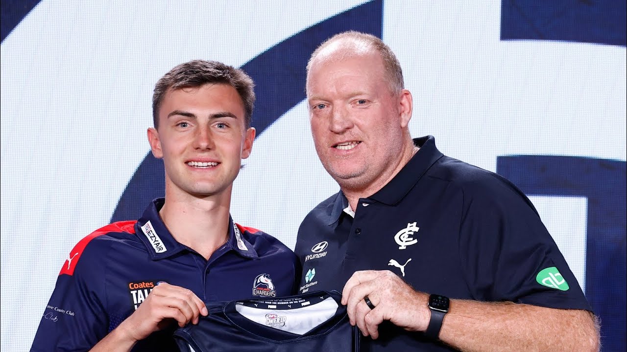 Welcome to Carlton, Jagga Smith - AFL Draft - YouTube