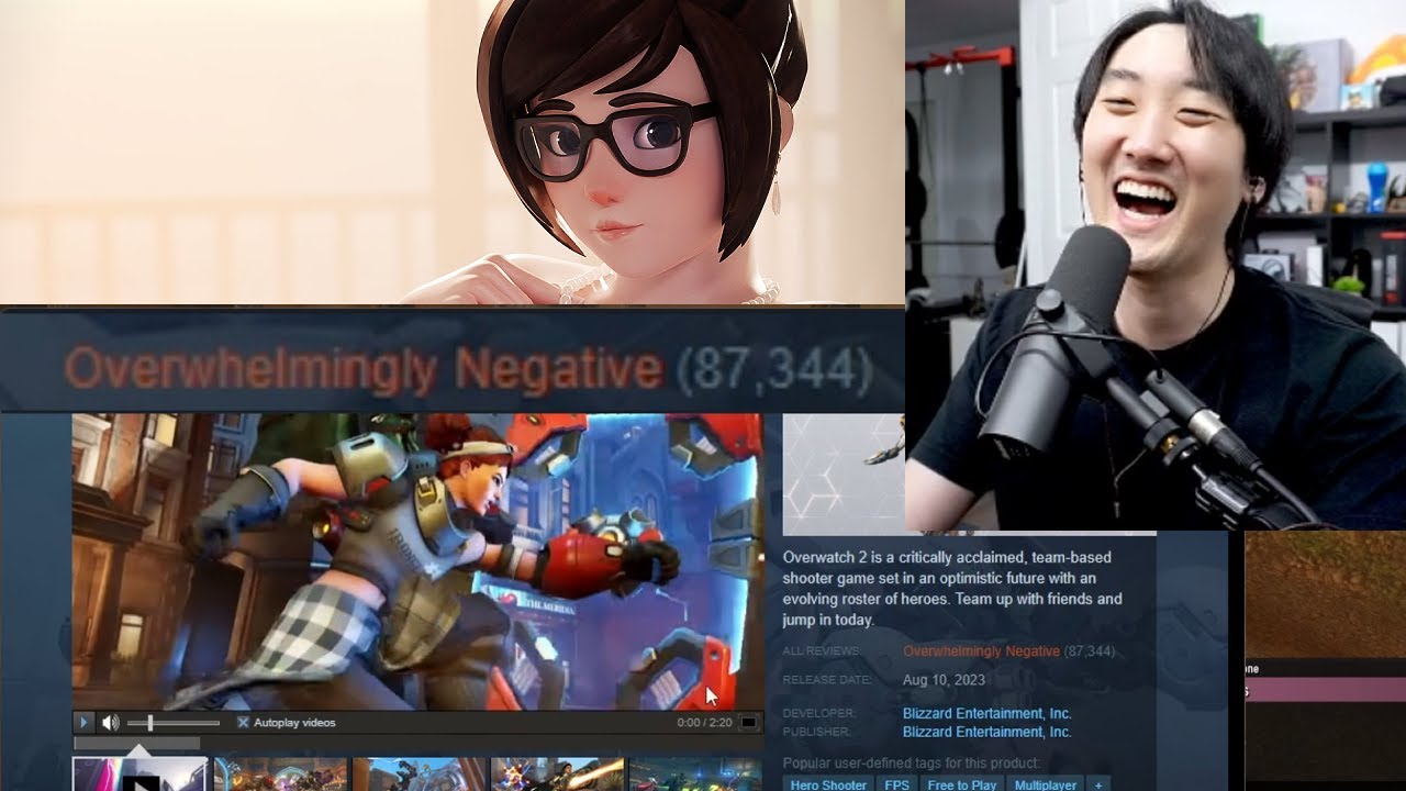 OVERWATCH 2 HAS 87k NEGATIVE REVIEWS BUT AT LEAST THE "ANIMATIONS" ARE ...