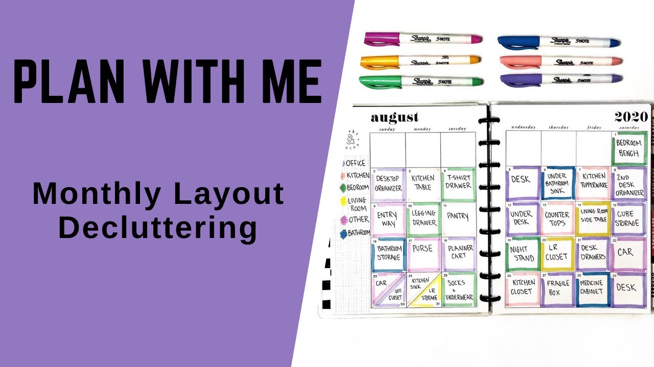 DECLUTTERING TRACKER IN YOUR PLANNER - YouTube