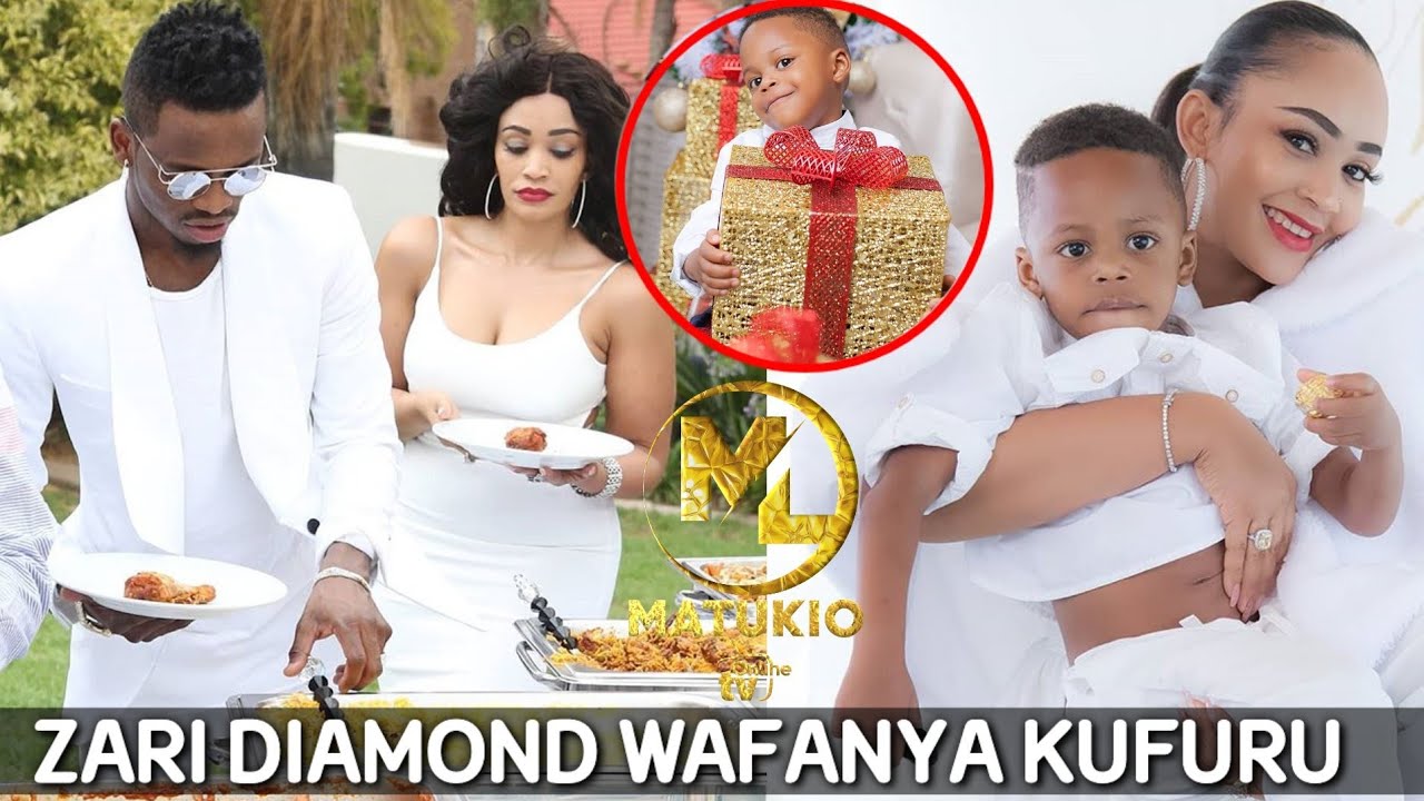 DIAMOND na ZARI the boss lady wamfanyia sherehe mtoto wao kwakufikisha ...