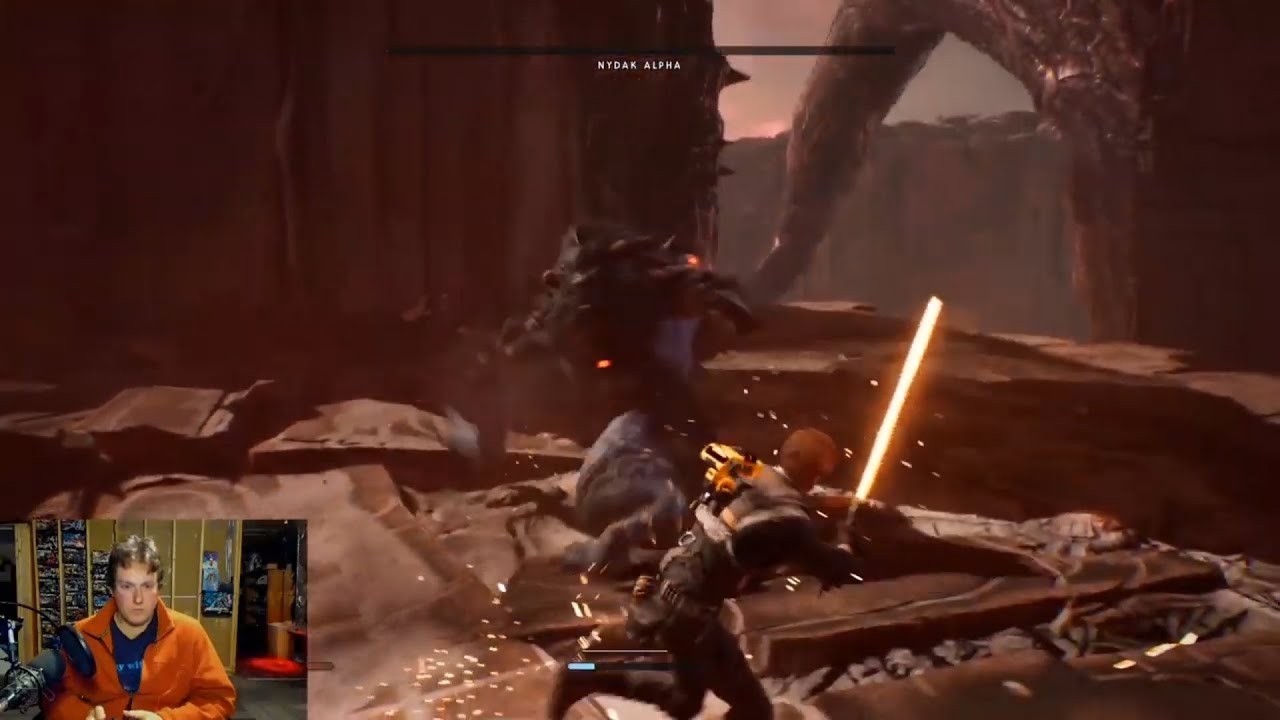 Defeating Nydak Alpha - Star Wars Jedi: Fallen Order Gameplay - YouTube
